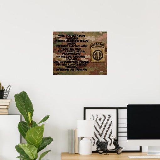 82nd Airborne Division Poster | Zazzle