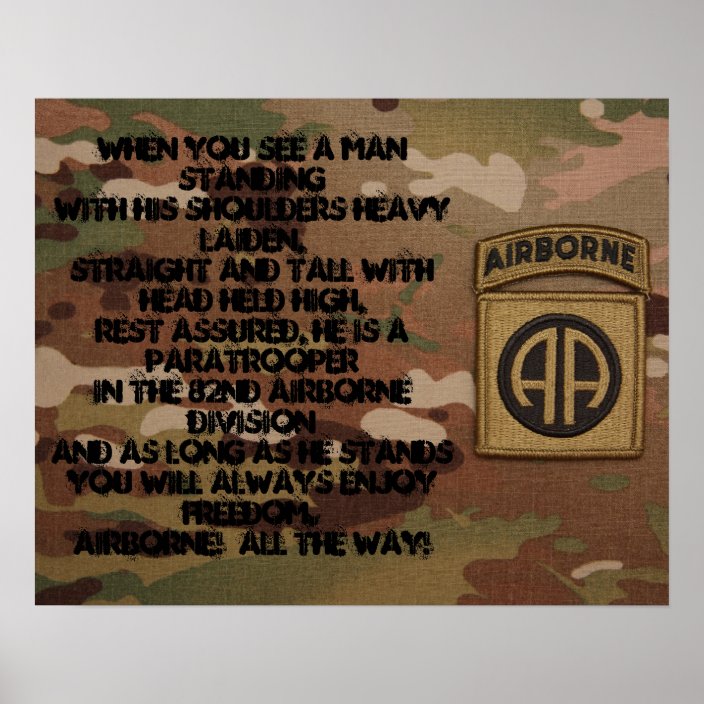 82nd Airborne Division Poster | Zazzle.com