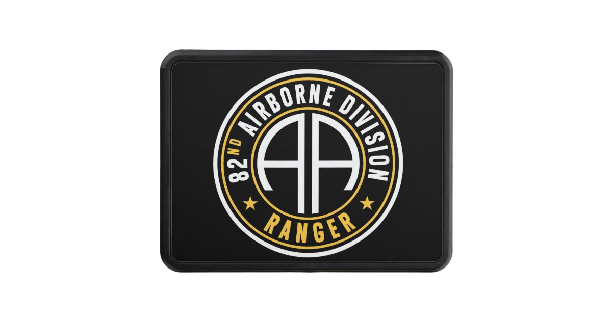 82nd Airborne Division "Ranger" Status Custom Hitch Cover | Zazzle