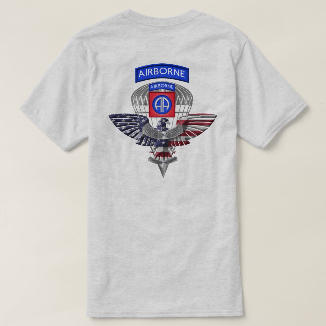 82nd Airborne Division Veteran T-Shirt | Zazzle