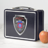 82nd Airborne Division Winged Shield Metal Lunch Box | Zazzle