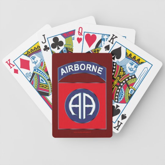 82nd Airborne Playing Cards | Zazzle.com