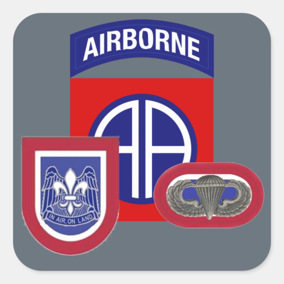 82ND AIRBORNE STICKERS | Zazzle