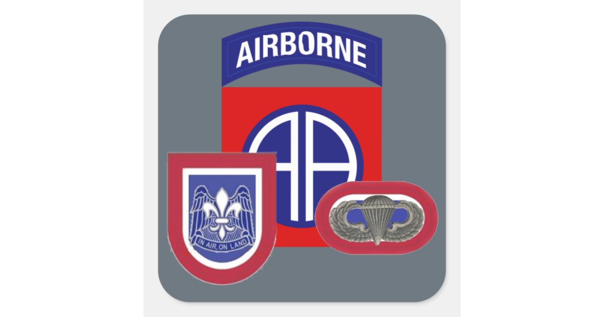 82ND AIRBORNE STICKERS | Zazzle