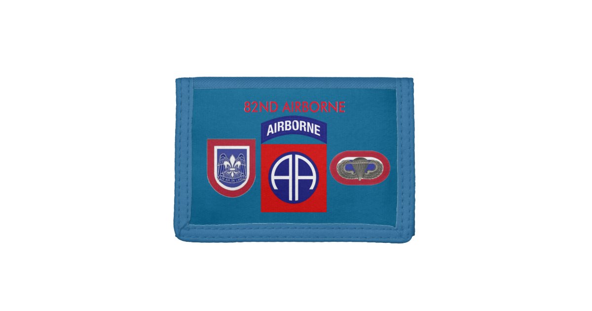 82ND AIRBORNE WALLET | Zazzle