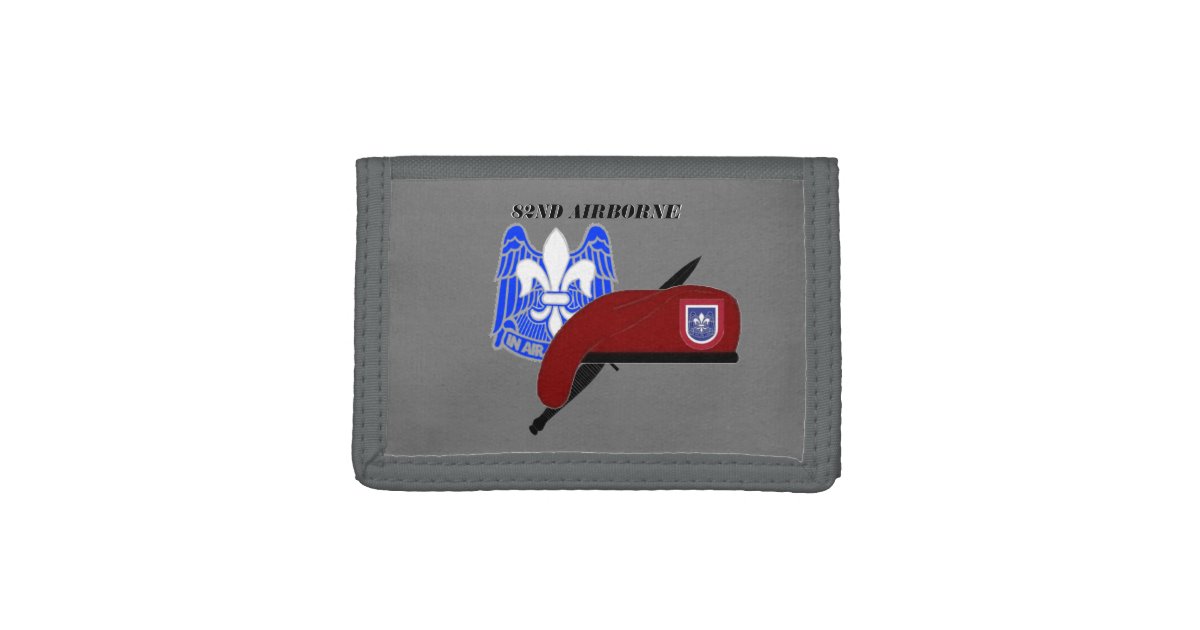82ND AIRBORNE WALLET | Zazzle
