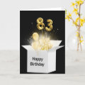 83rd Birthday Balloons In White Box Card | Zazzle