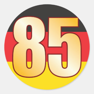 The Number 85 Stickers | Zazzle