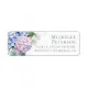 85th Birthday Hydrangeas Return Address Labels | Zazzle