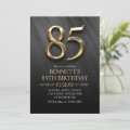85th Birthday Invitation | Zazzle