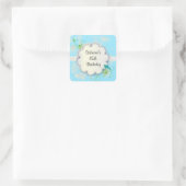 85th Birthday Party | DIY Text Square Sticker | Zazzle