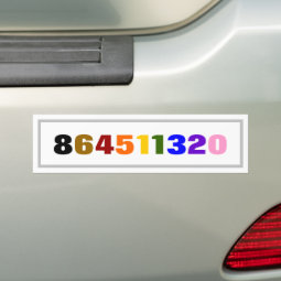 864511320 BUMPER STICKER | Zazzle