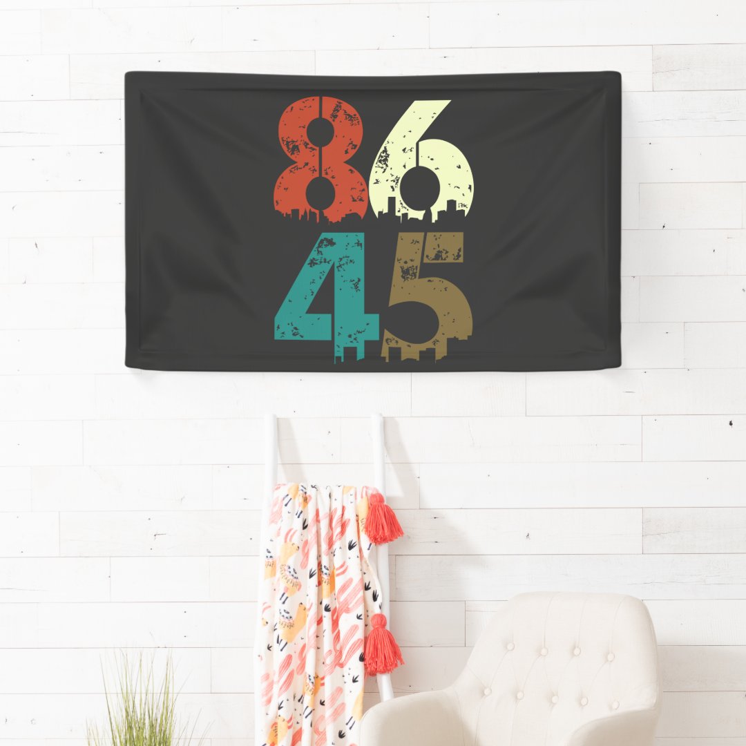 8645 Political Anti Trump Banner | Zazzle