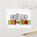 867-5309 POSTCARD | Zazzle