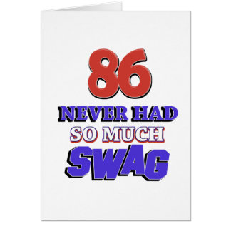 86 Birthday Greeting Cards | Zazzle