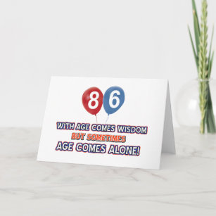 86th Birthday Cards | Zazzle