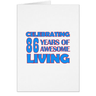 86 Birthday Greeting Cards | Zazzle