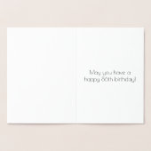 86th Birthday - Art Deco Inspired Look "86" & Name Foil Card | Zazzle