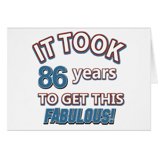86 Birthday Greeting Cards | Zazzle