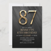 87th Birthday Invitation | Zazzle