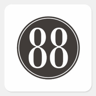 79+ Number 88 Stickers and Number 88 Sticker Designs | Zazzle