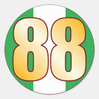 Number 88 Stickers | Zazzle