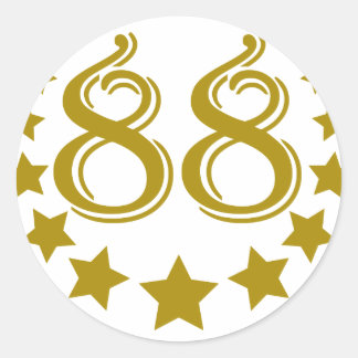 79+ Number 88 Stickers and Number 88 Sticker Designs | Zazzle