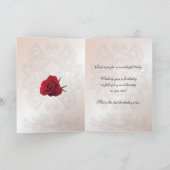 88th birthday card with roses and leaves | Zazzle