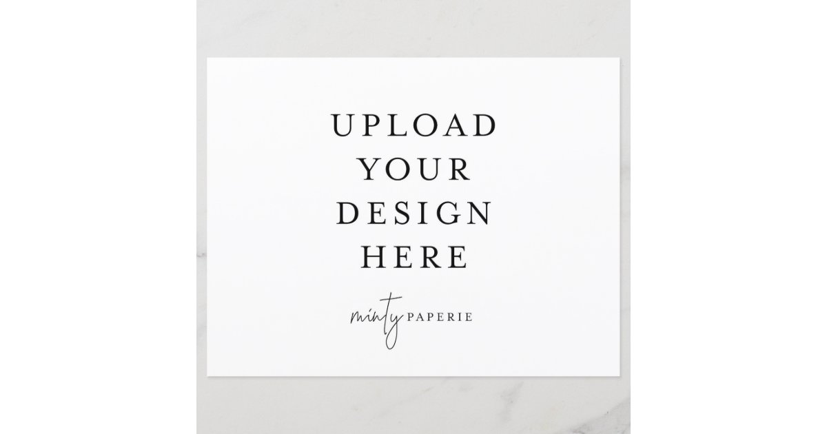 8.5" x 11" Flat Sheet - Landscape | Zazzle