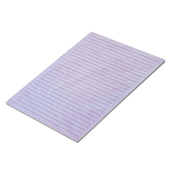 8.5" x 11" Purple Marble Black Lined Wide Ruled Notepad | Zazzle