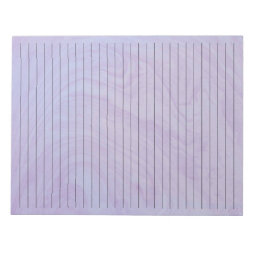 8.5" x 11" Purple Marble Black Lined Wide Ruled Notepad | Zazzle