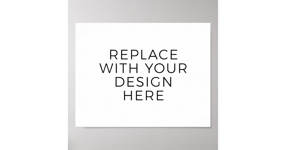 8.5x11" Printing (Horizontal) Poster | Zazzle