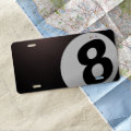 8 Ball Billiard Pool License Plate | Zazzle