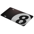 8 Ball Billiard Pool License Plate | Zazzle