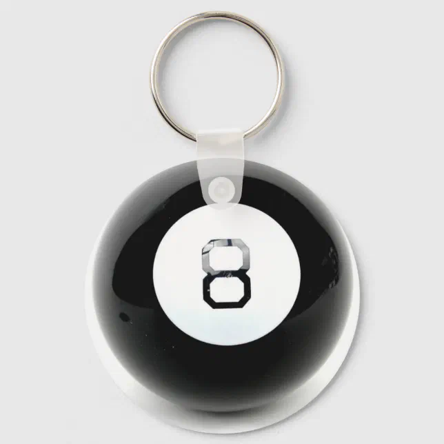 8 ball keychain | Zazzle