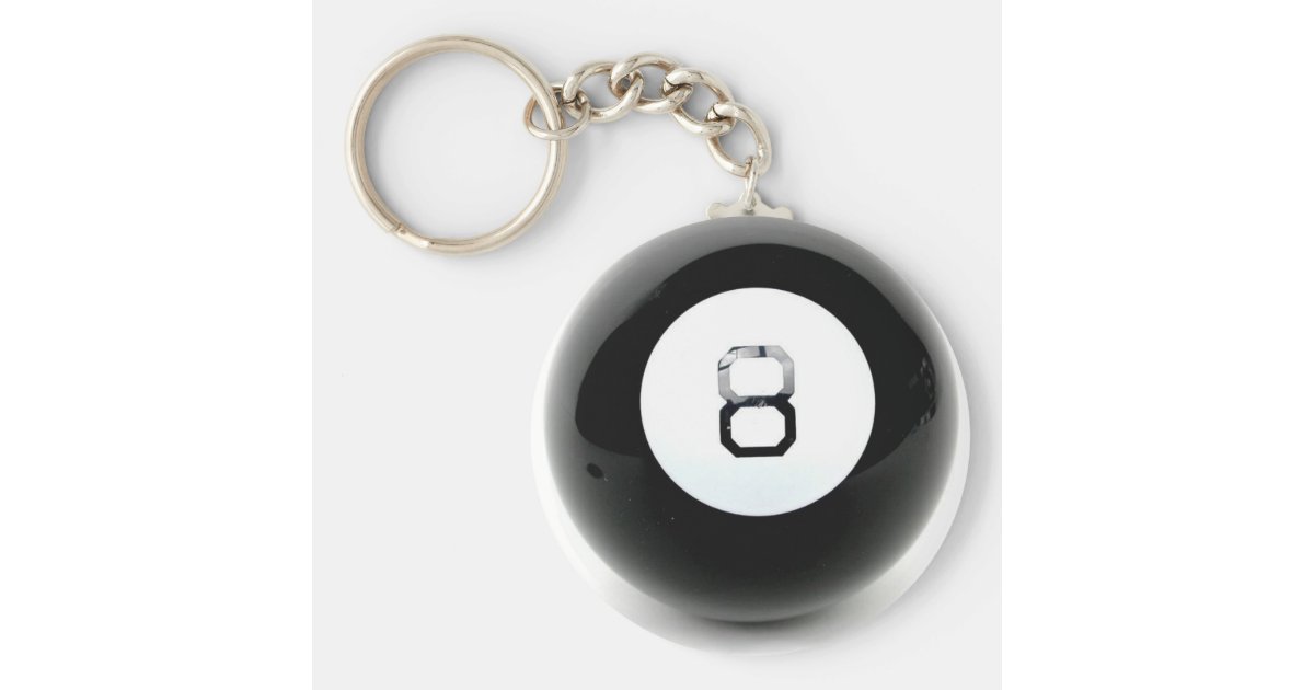8 ball keychain | Zazzle