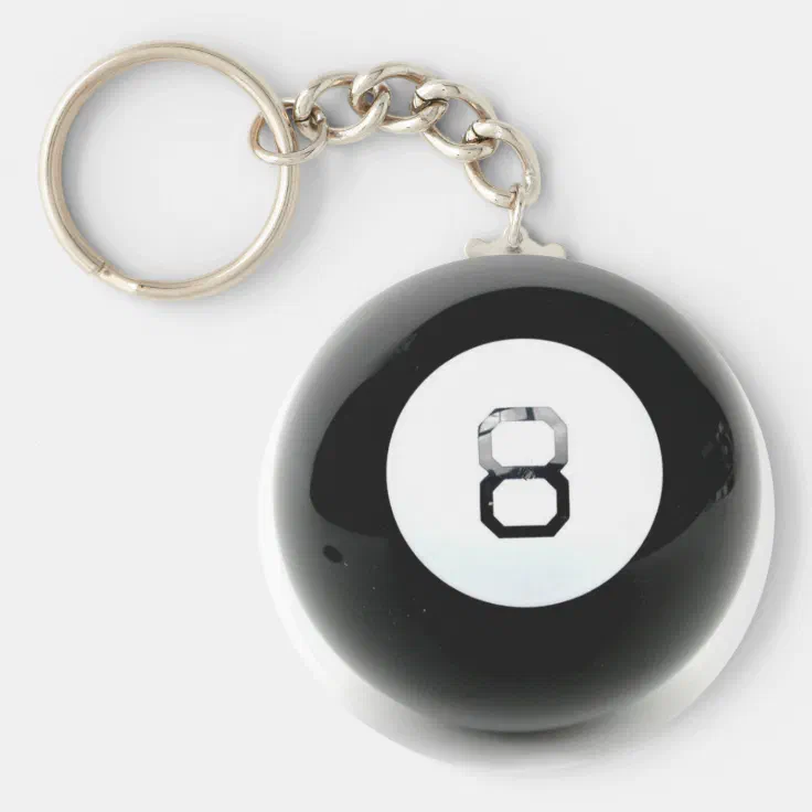 8 ball keychain | Zazzle