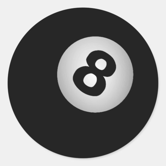 8 Ball stickers | Zazzle.com