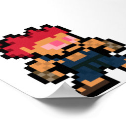 8-Bit Akuma Poster | Zazzle