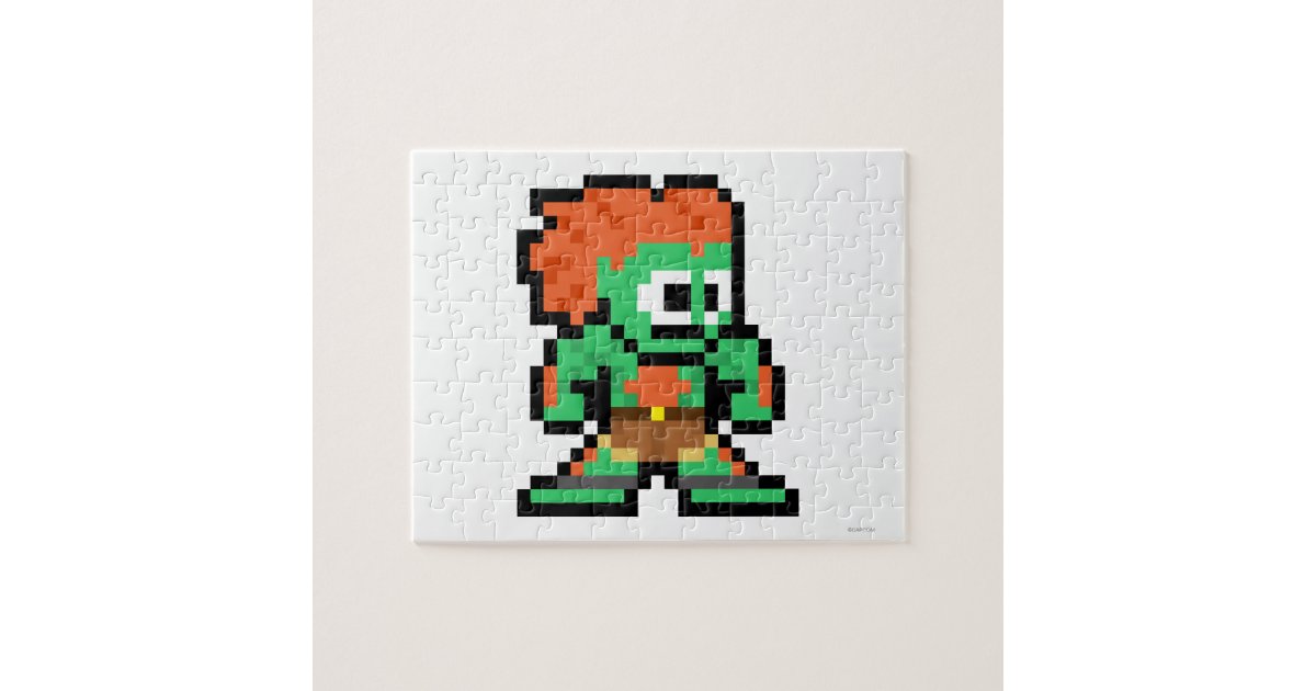 8-Bit Blanka Jigsaw Puzzle | Zazzle