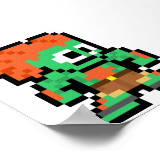 8-Bit Blanka Poster | Zazzle
