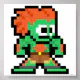 8-Bit Blanka Poster | Zazzle