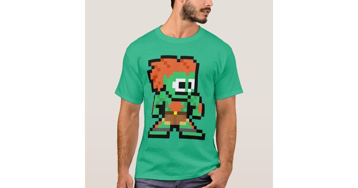 8-Bit Blanka T-Shirt | Zazzle