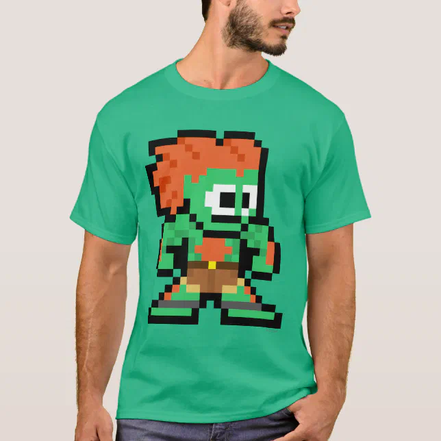 8-Bit Blanka T-Shirt | Zazzle