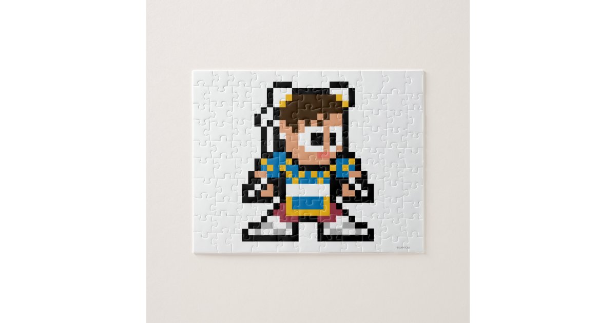 8-Bit Chun-Li Jigsaw Puzzle | Zazzle