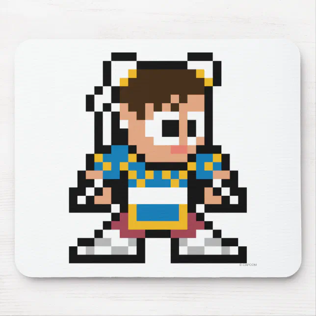 8-Bit Chun-Li Mouse Pad | Zazzle