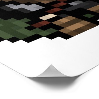 8-Bit Dwarf Pixel Art Poster | Zazzle