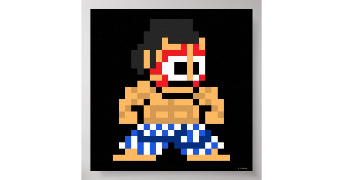 8-Bit E. Honda Poster | Zazzle