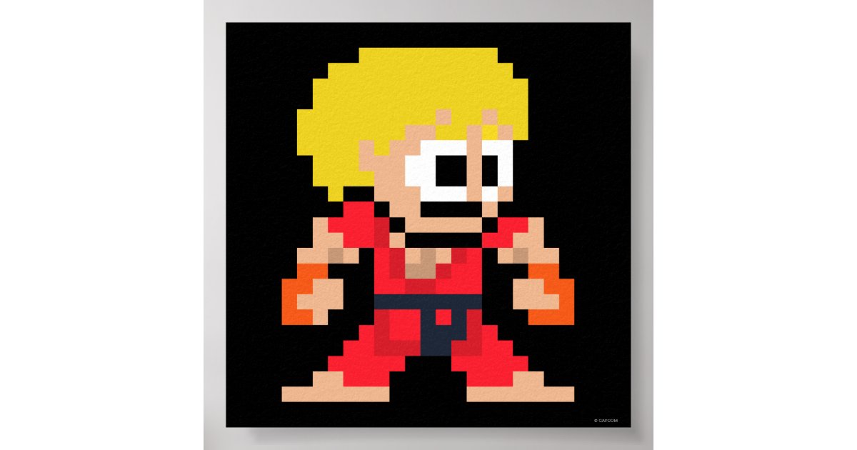 8-Bit Ken Poster | Zazzle