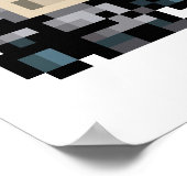 8-Bit Knight 16x16 Sprite Pixel Art Poster | Zazzle